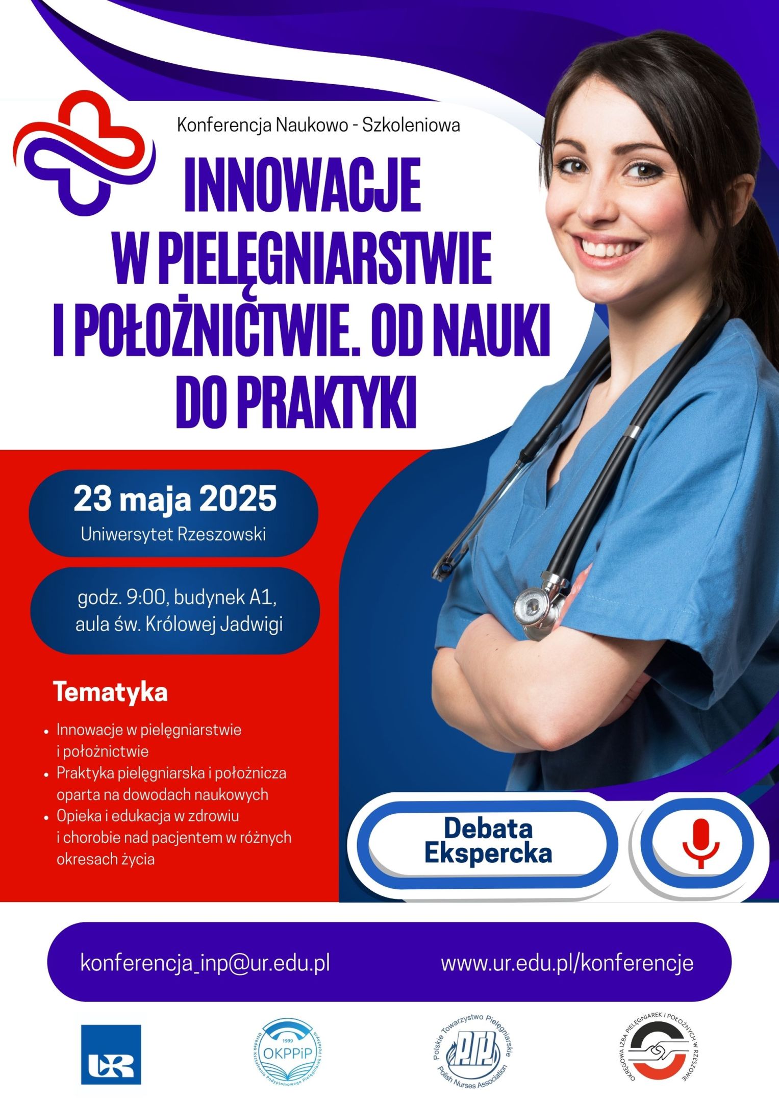 Zaproszenie na Konferencję Naukowo-Szkoleniową: Innowacje w pielęgniarstwie i położnictwie. Od ...